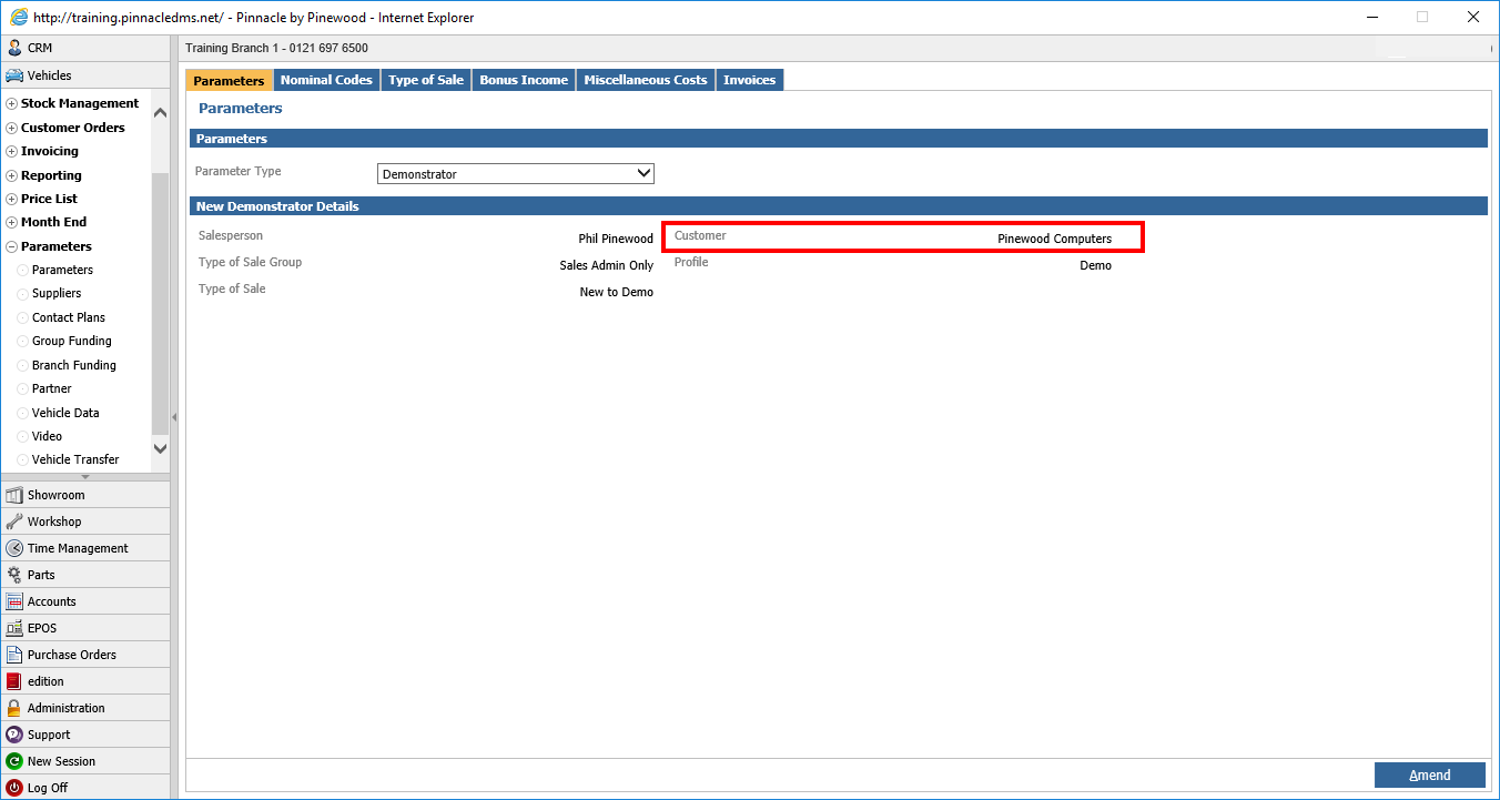 📝 Incorrect address pulling through on Demonstrator Invoice – Pinewood ...