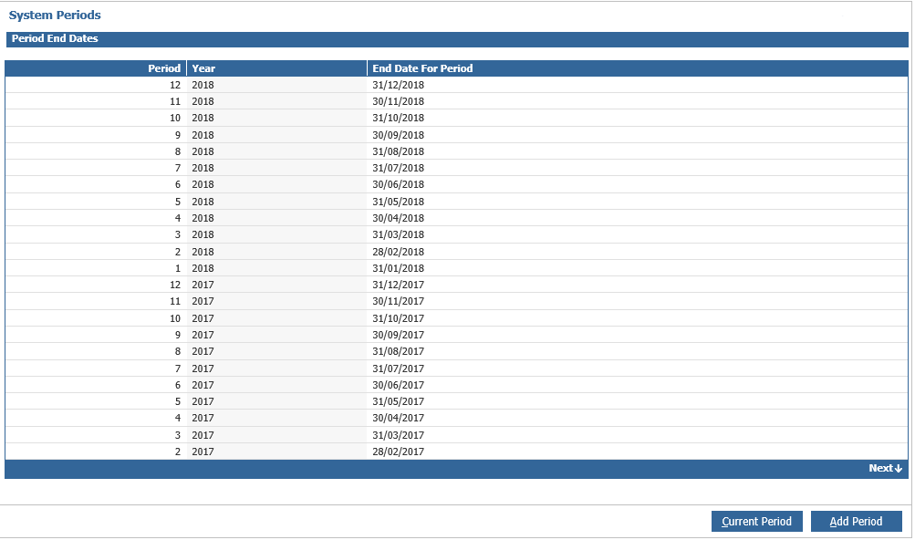 📝 Nominal Ledger Parameters – Pinewood Technologies PLC
