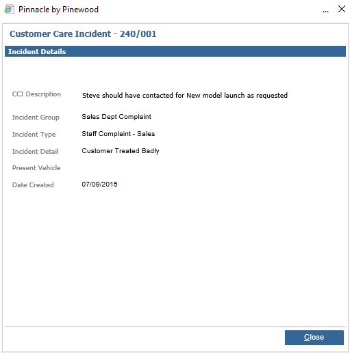 📝 How do I Create a Customer Concern? – Pinewood Technologies PLC