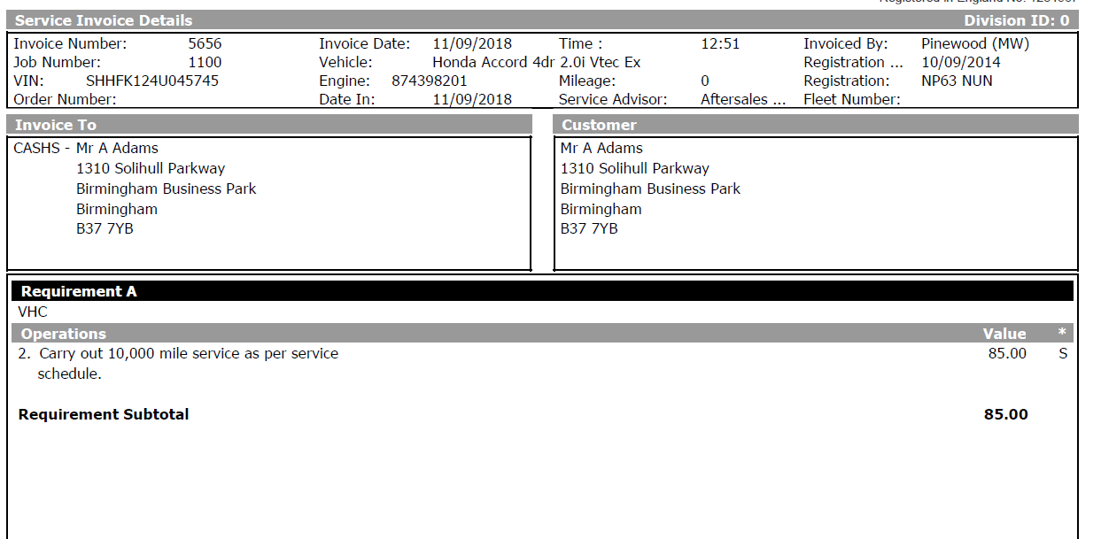 📝 How do I Display All Operations On Workshop Invoice? – Pinewood Technologies PLC