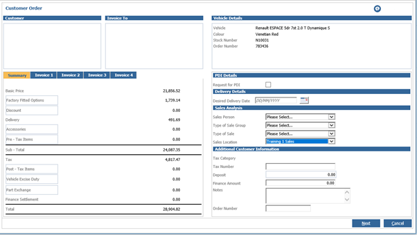 📝 Creating Amending And Deleting Customer Orders Pinewood 0010