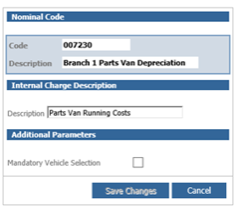 📝 Nominal Ledger Parameters – Pinewood Technologies PLC