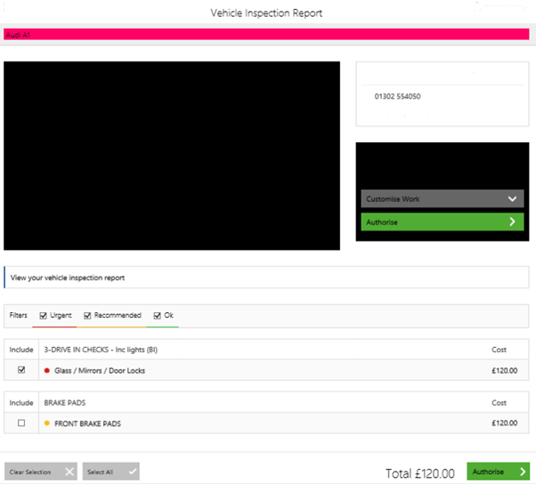 📝 VHC Authorisation for Internal Vehicles – Pinewood Technologies PLC