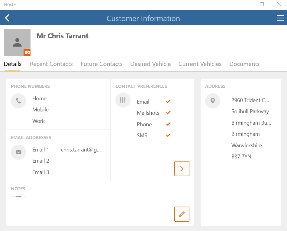 📝 Host+ GDPR View and Amend Customer Contact Preferences Windows and ...