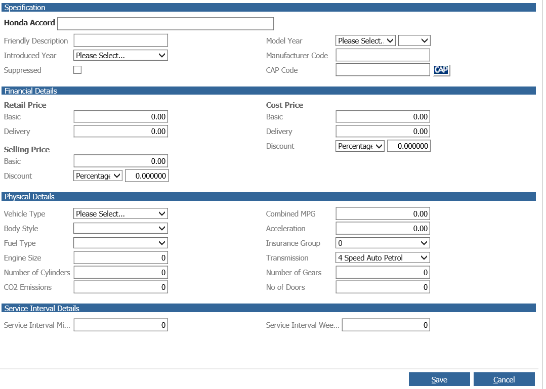 📝 How to add a New Vehicle Specification to the Price List? – Pinewood ...