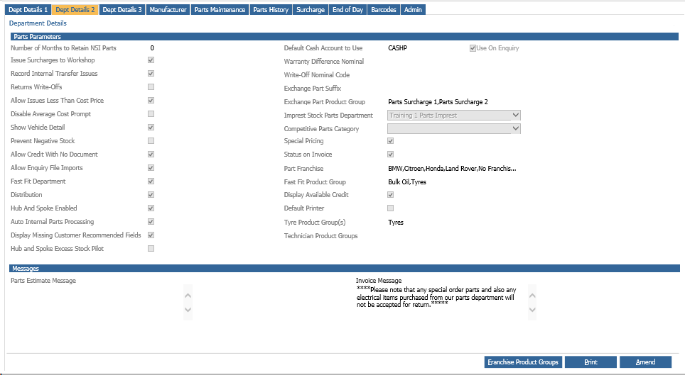 📝How do I set up Franchise Parts for my department? – Pinewood ...