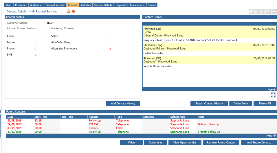 📝 Remove Future Contact Access Level – Pinewood Technologies PLC