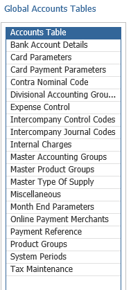 📝 Nominal Ledger Parameters – Pinewood Technologies PLC