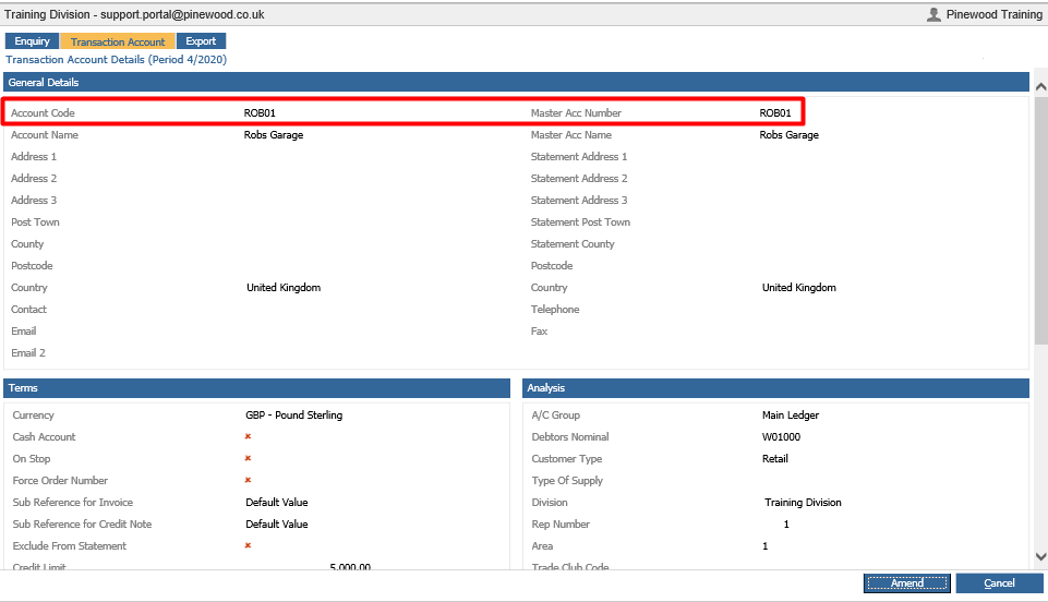 📝 Why is a Customer Account not Pulling Through To The Parts Invoicing Screen? – Pinewood ...