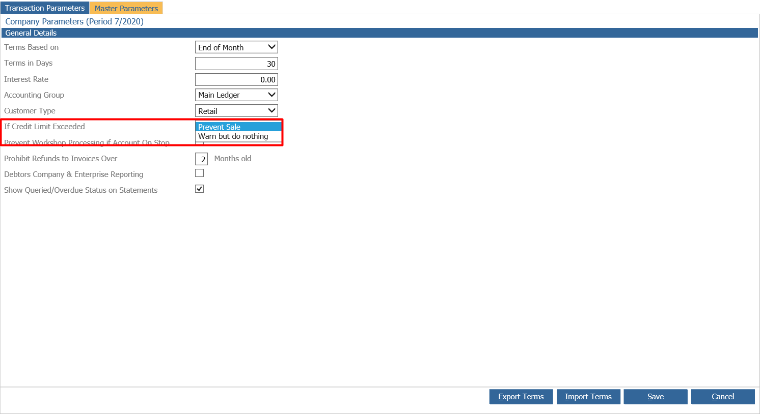 📝 How can I Resolve the 'Credit Limit Exceeded' Message? – Pinewood ...