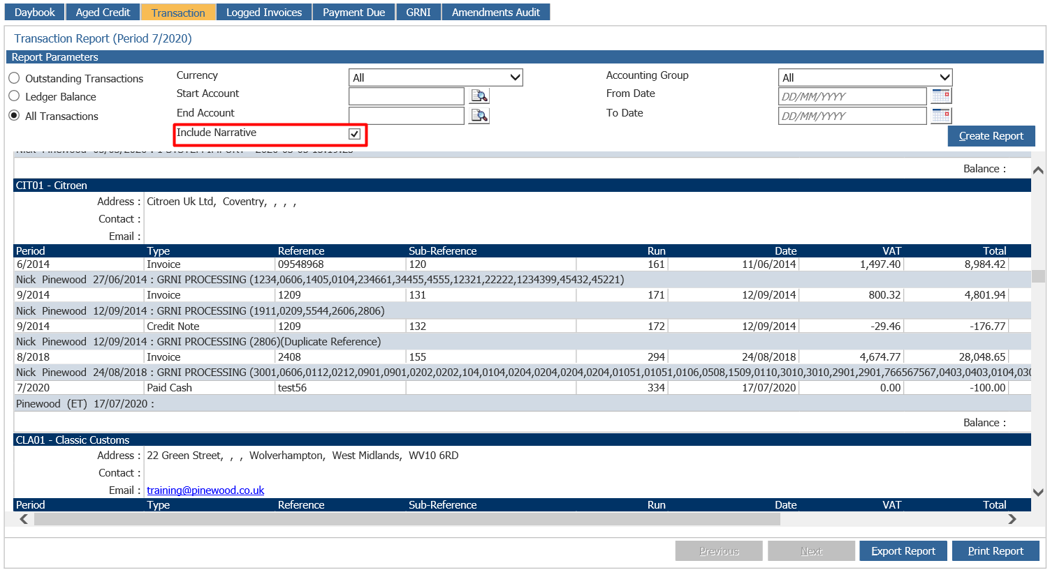 📝 How to post a missing GRNI – Pinewood Technologies PLC