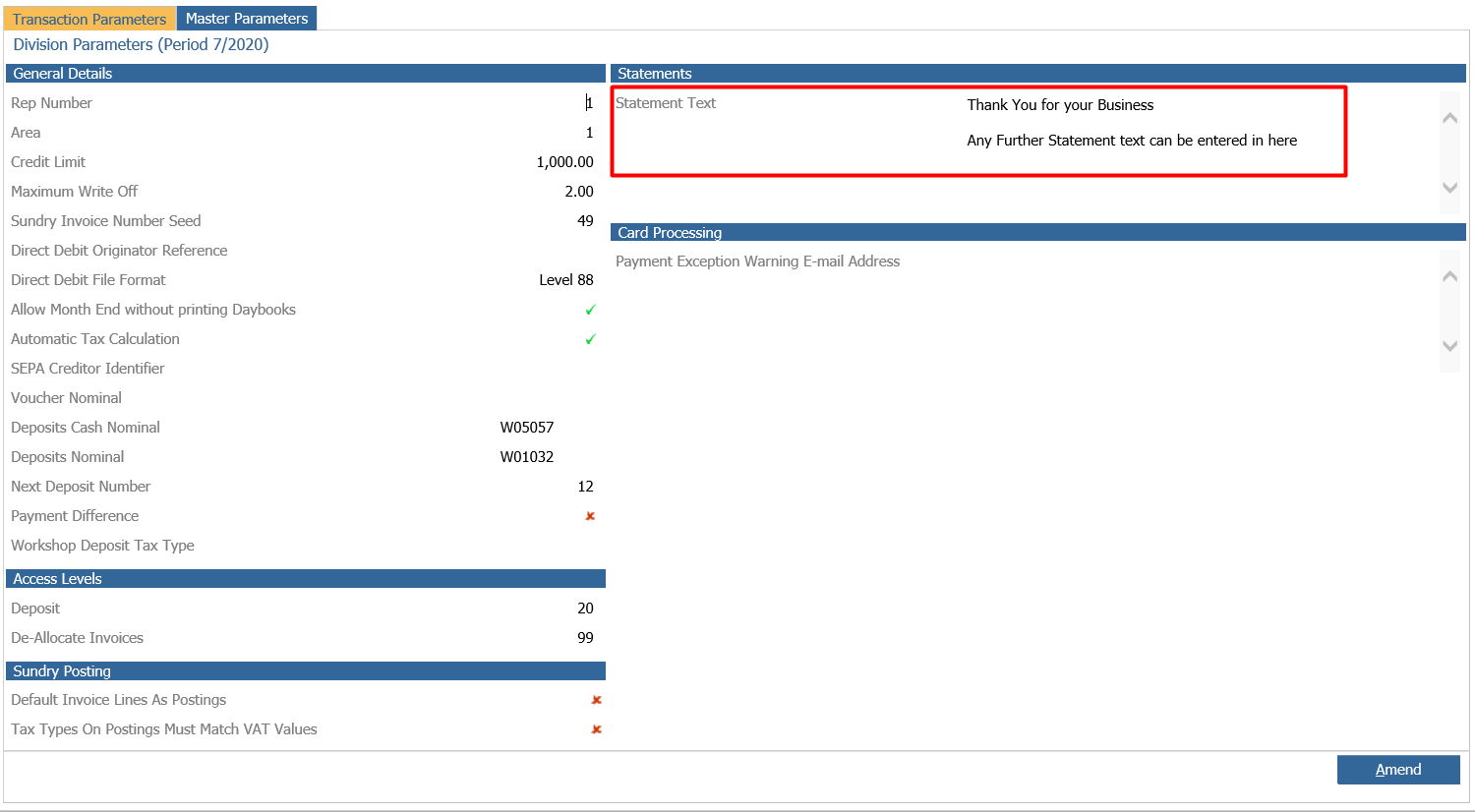 📝 When Printing Statements A Blank Paper Is Included With Each ...