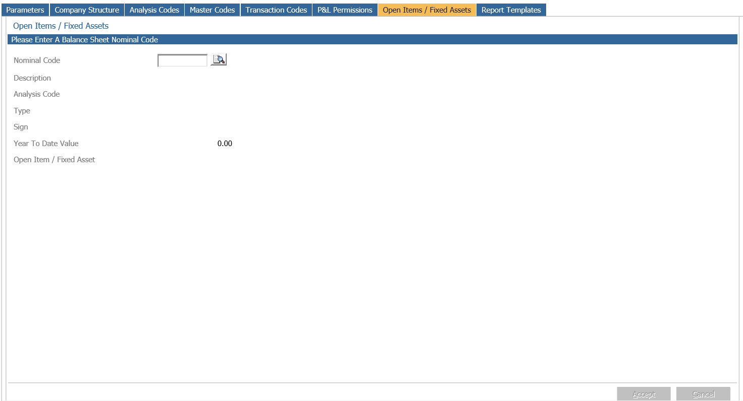 📝 Change a Nominal Code to Fixed Asset or Open Item Code – Pinewood Technologies PLC