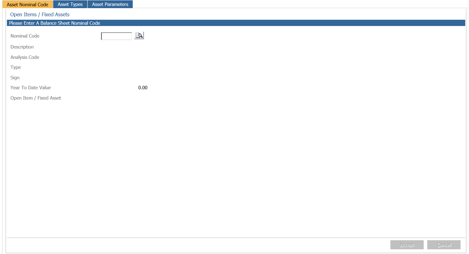 📝 Change a Nominal Code to Fixed Asset or Open Item Code – Pinewood Technologies PLC