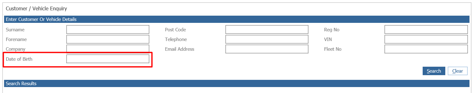 📝 CRM Customer User Defined Field Search – Pinewood Technologies PLC