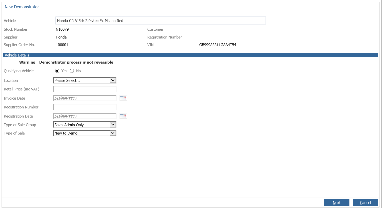 📝 Demonstrator Process – Pinewood Technologies PLC