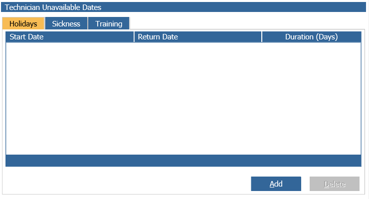 📝 Technician Details – Pinewood Technologies PLC