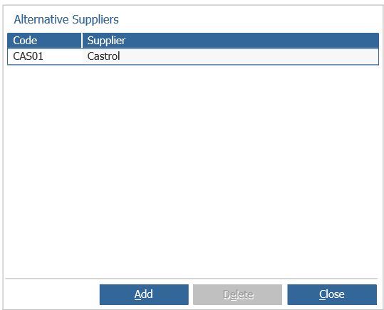 📝 Alternative Parts Supplier – Pinewood Technologies PLC