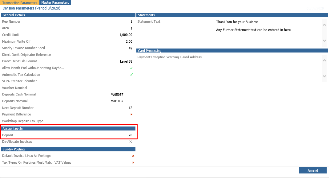 📝 How to Enable Workshop Deposits Access? – Pinewood Technologies PLC