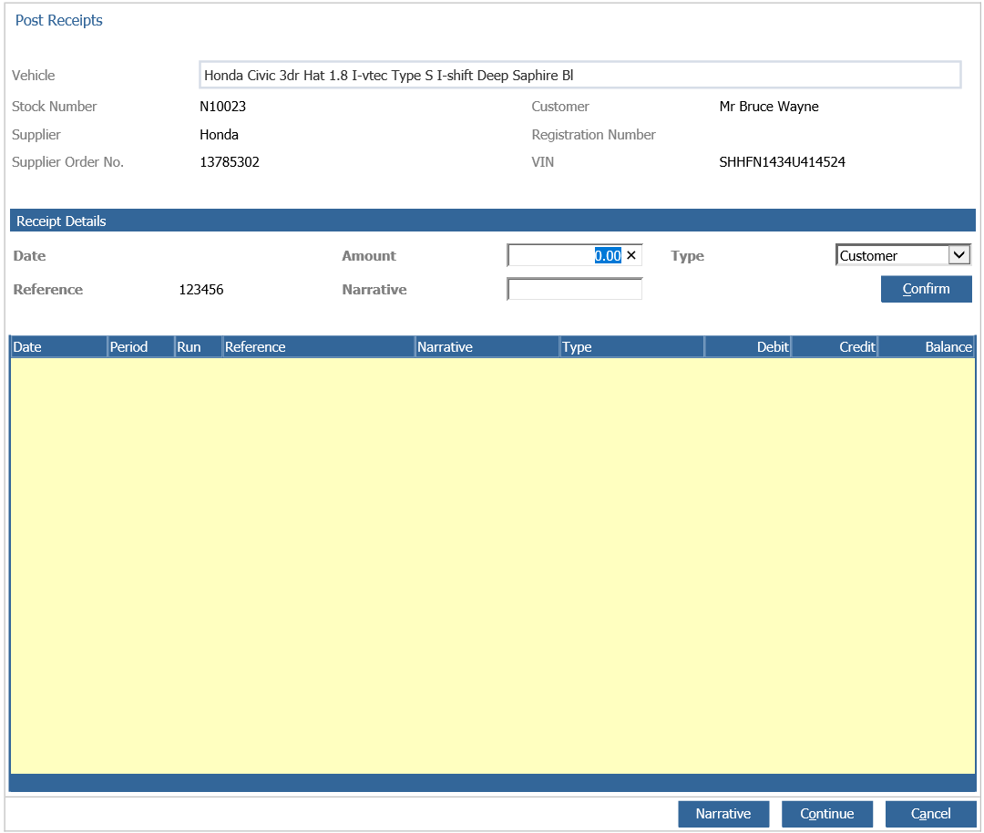 📝 Cash Book Receipts – Pinewood Technologies PLC