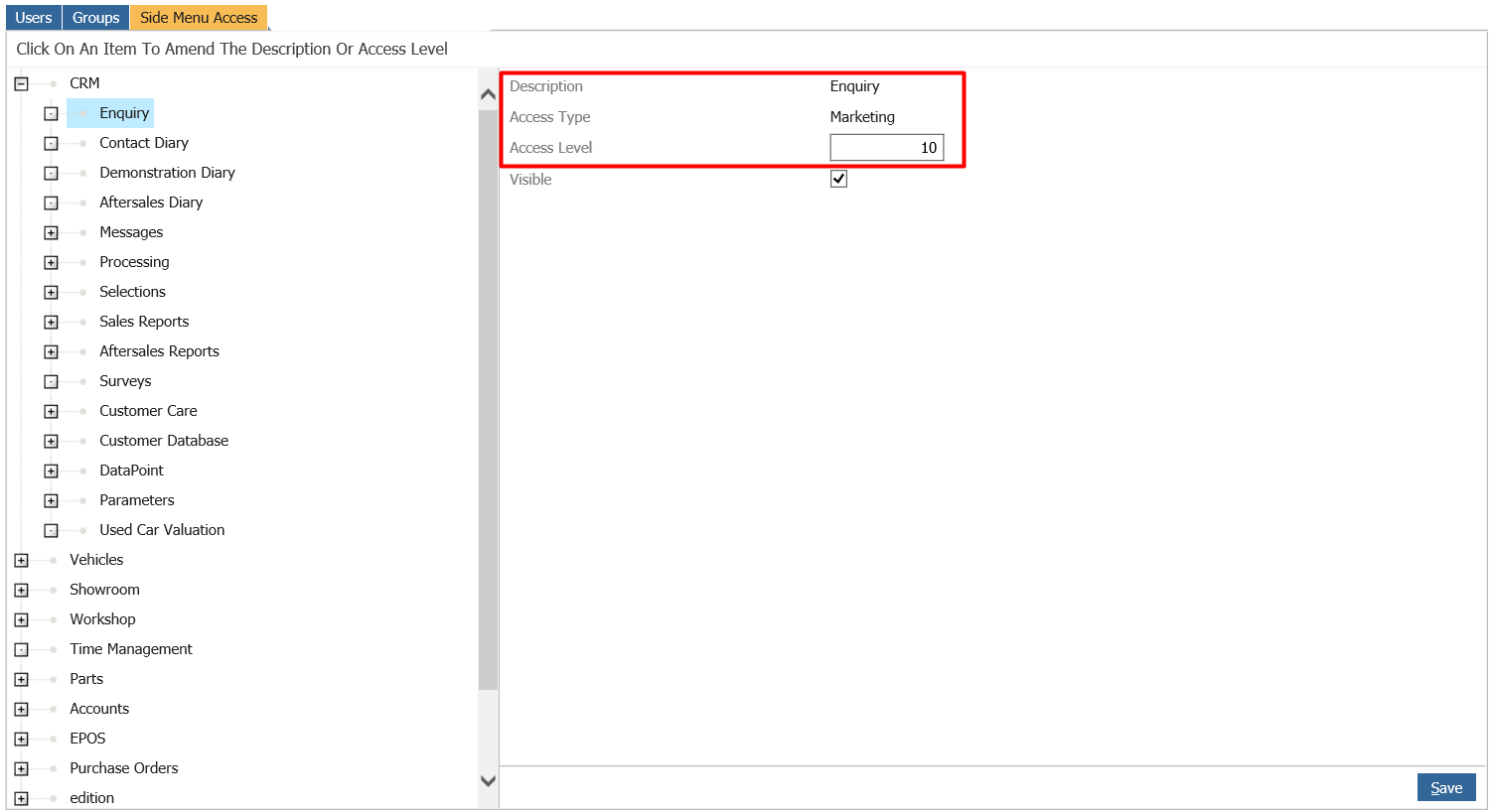 📝 How To Check What Access Levels Are Needed And Amend These – Pinewood Technologies PLC