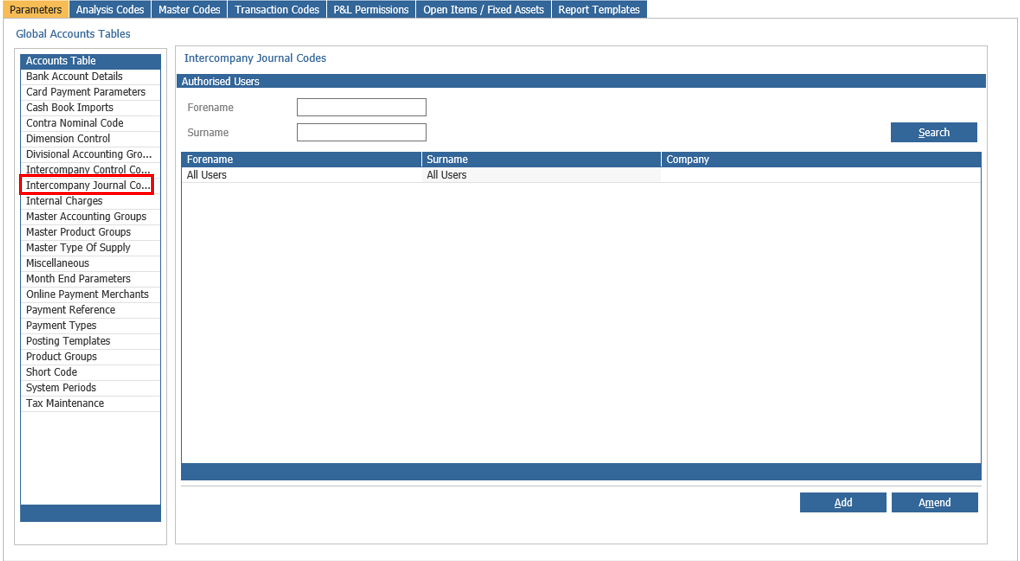 📝 How to set Intercompany Journal Code Permissions – Pinewood ...