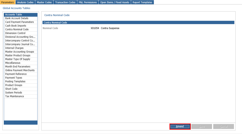 📝 How To Add A Contra Nominal Code – Pinewood Technologies PLC