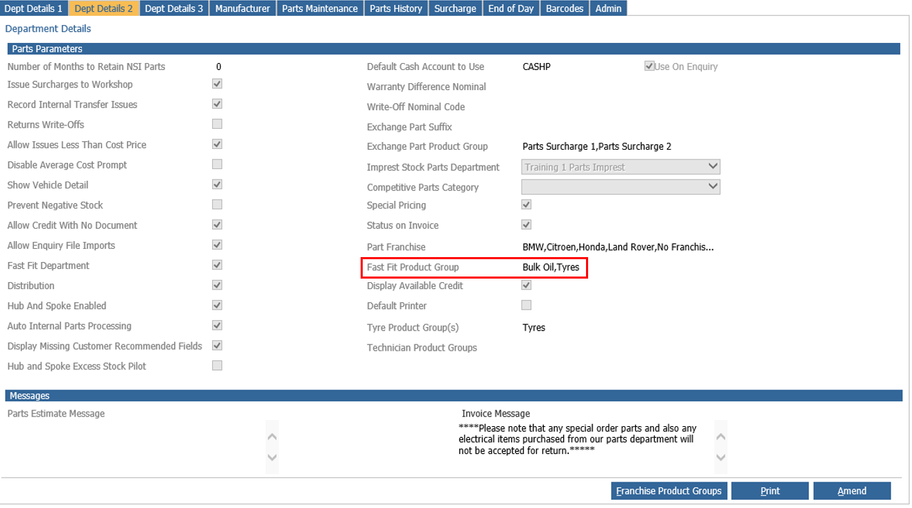 📝 Fast Fit Parts – Pinewood Technologies PLC