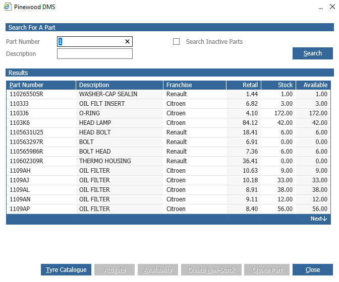 📝 Supersede a Part – Pinewood Technologies PLC
