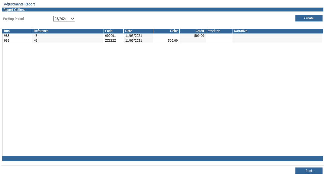 📝 Nominal Ledger Adjustments Report – Pinewood Technologies PLC