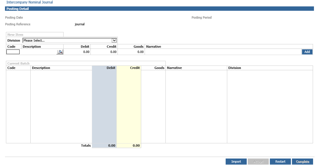 📝 Intercompany Journal – Pinewood Technologies PLC